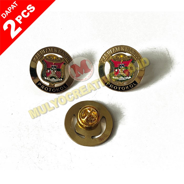 Pin Protokol Mamuju Pin Protokol Daerah Lencana Pin Bros Logo Protokol ...