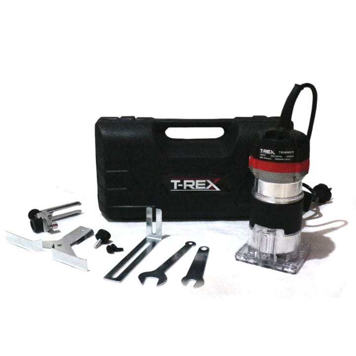 MADE IN JAPAN TECHNOLOGY TREX Wood Trimmer 370 1/4 Mesin Router Profil ...