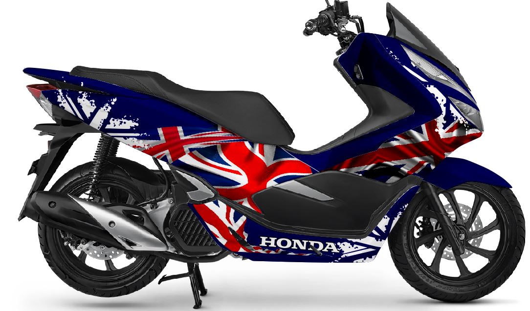 Decal Full Body Motor Honda PCX 150 / 160 Bendera Inggris - England ...