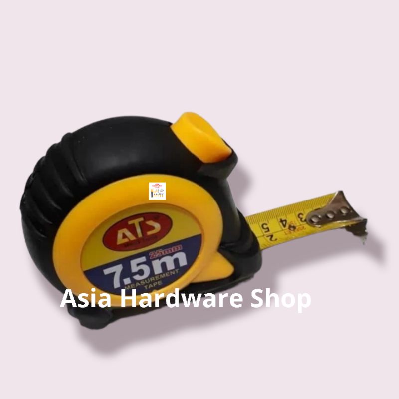 Meteran Karet Auto Lock 7.5 Meter ATS Measuring Tape Rubber 7.5m ...