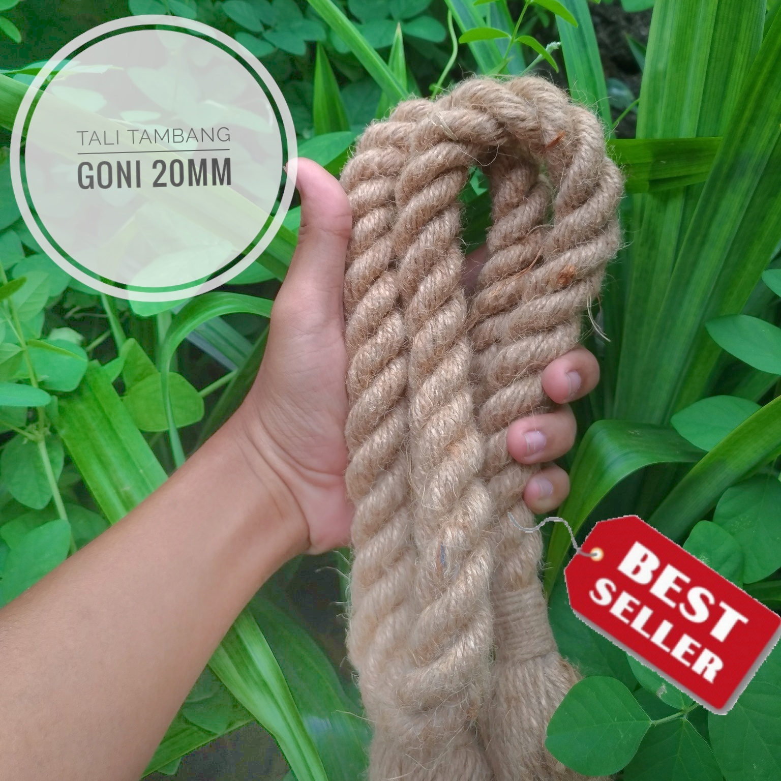 Tali Goni Besar 200 MM - Tali Rami Meteran - Tali Bahan Kerajinan ...