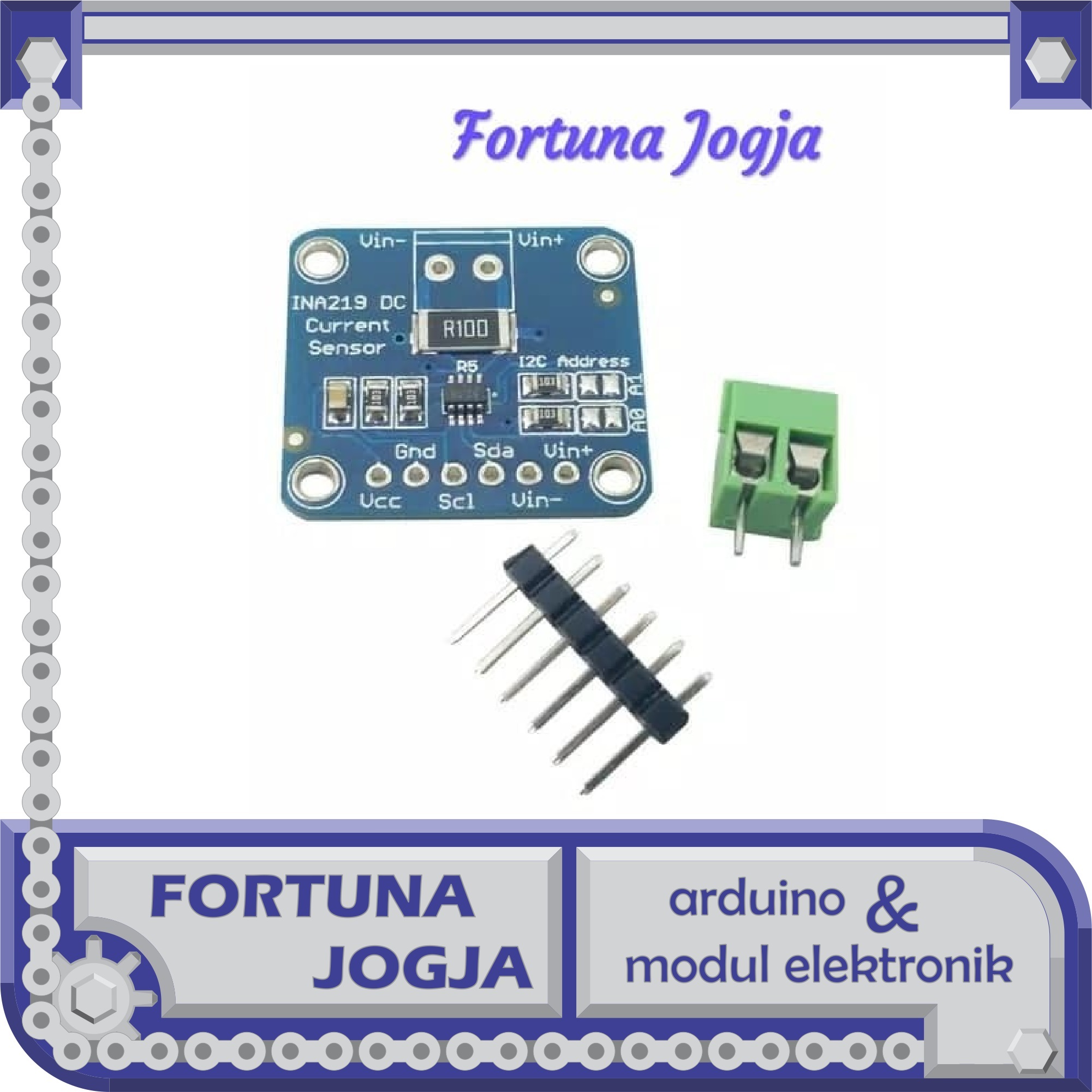 INA219 I2C Bi-Directional DC Current Sensor / Sensor Arus DC | Lazada ...