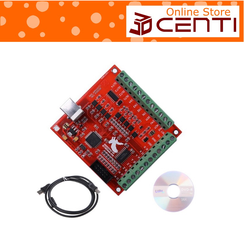 Mach3 USB DIY CNC controller interface MACH 3 Breakout Board 4 Axis ...