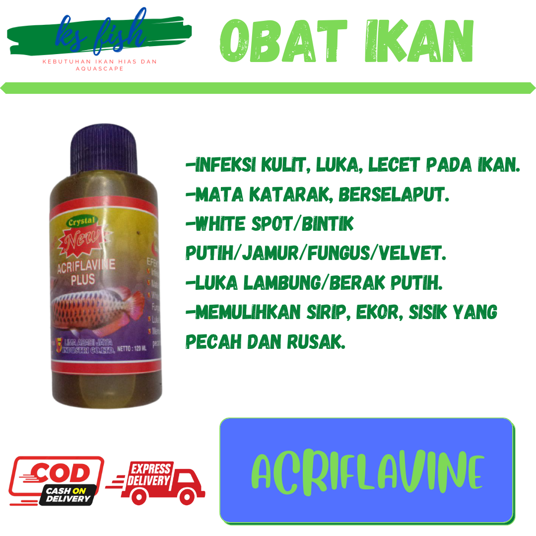 Obat Ikan Acriflavine Plus Obat Kuning | Lazada Indonesia