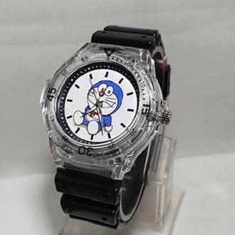 JAM TANGAN DORAEMON BISA REQUEST NAMA/KARAKTER KARTUN LAIN | Lazada ...
