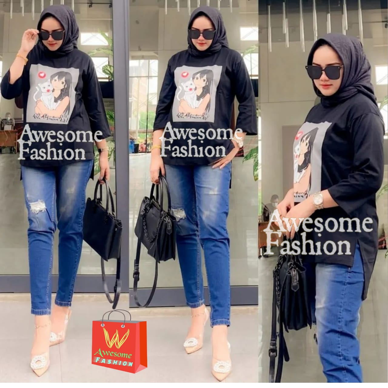 Atasan Oversize Viral Gambar Gadis Meong / Atasan Oversize Lengan 7/8 ... Atasan Oversize Viral Gambar Gadis Meong / Atasan Oversize Lengan 7/8 ...