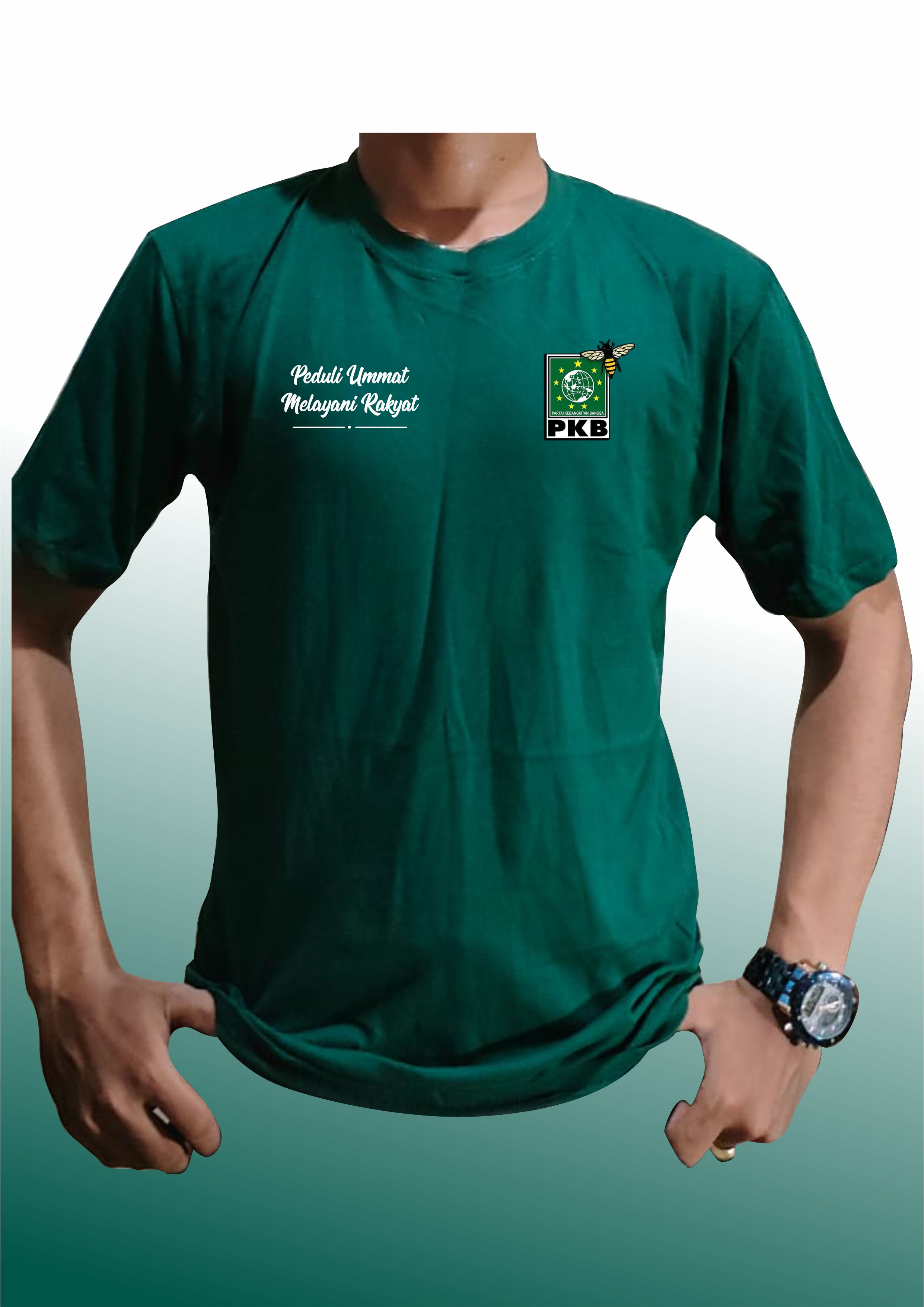 Kaos Pria & Wanita Terbaru jakarta, kaos pkb hijau (peduli ummat ...