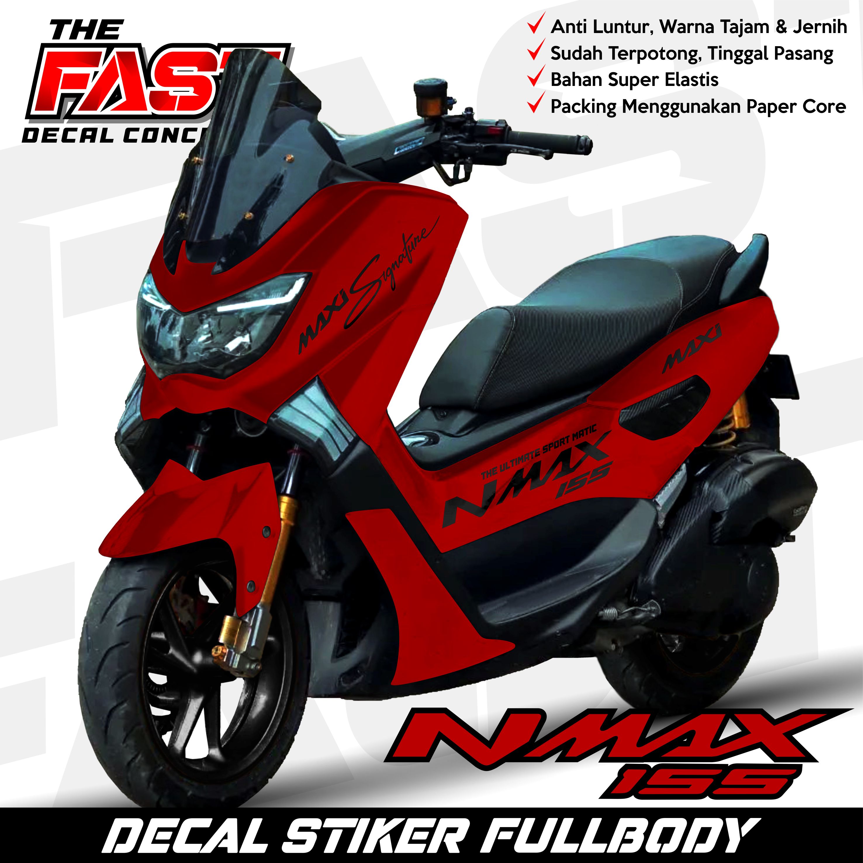 Decal Sticker Yamaha Nmax 155 Old Fullbody 2015-2019 Decal stiker nmax ...