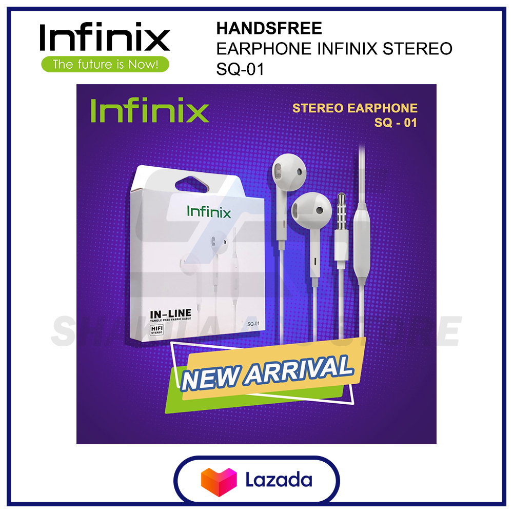 Headset Handsfree Earphone Infinix Stereo Bass Original SQ-01 | Lazada ...