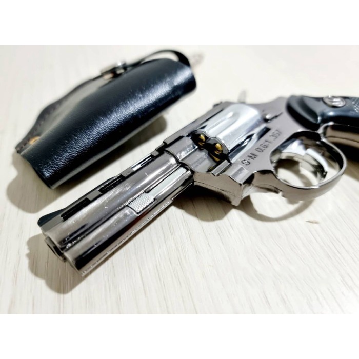 Bisa COD - Korek Api Pistol Pyhton Colt Revolver Bara jet Las Estetix ...