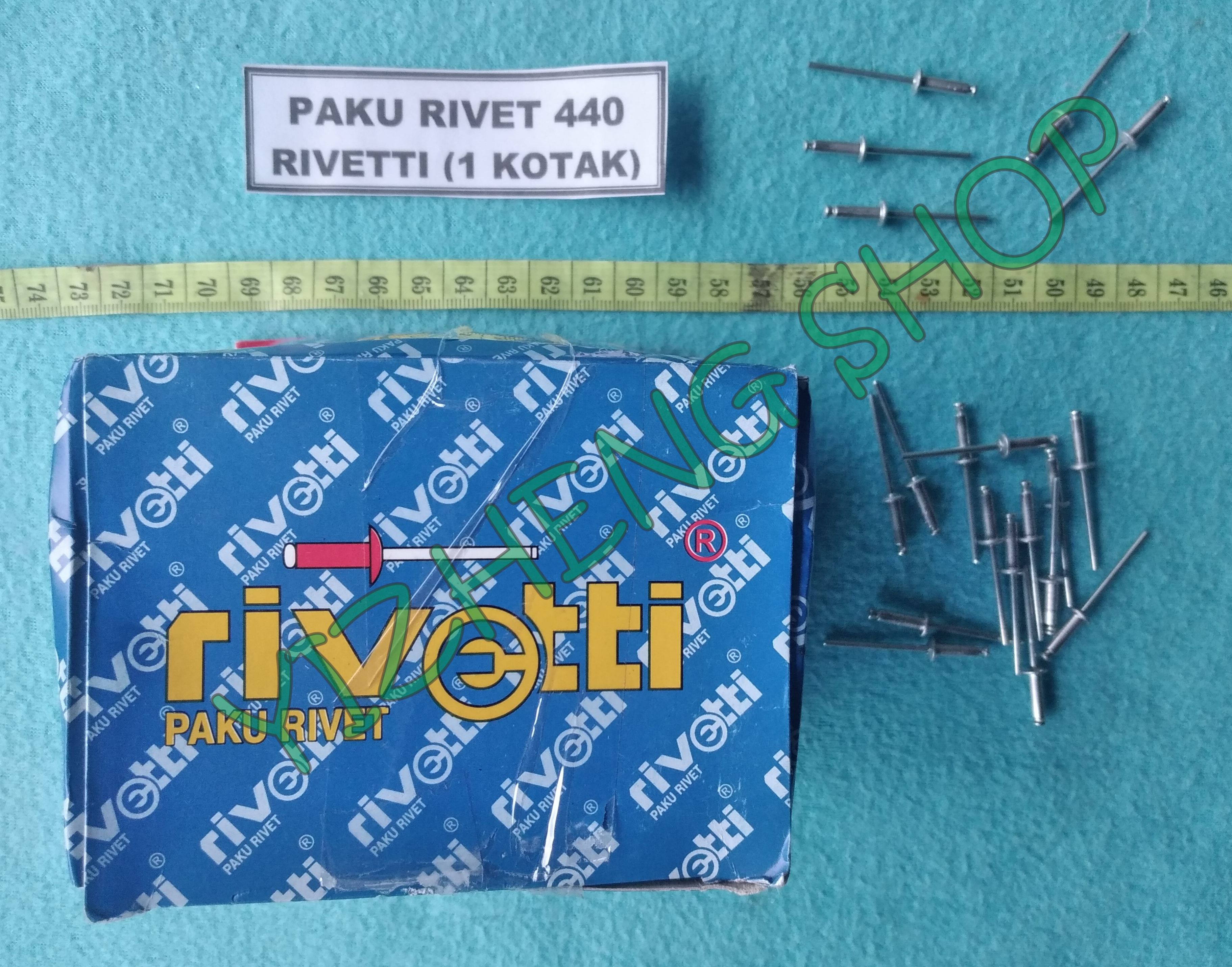 PAKU RIVET 440. RIVETTI HARGA 1 KOTAK (1000PCS) | Lazada Indonesia