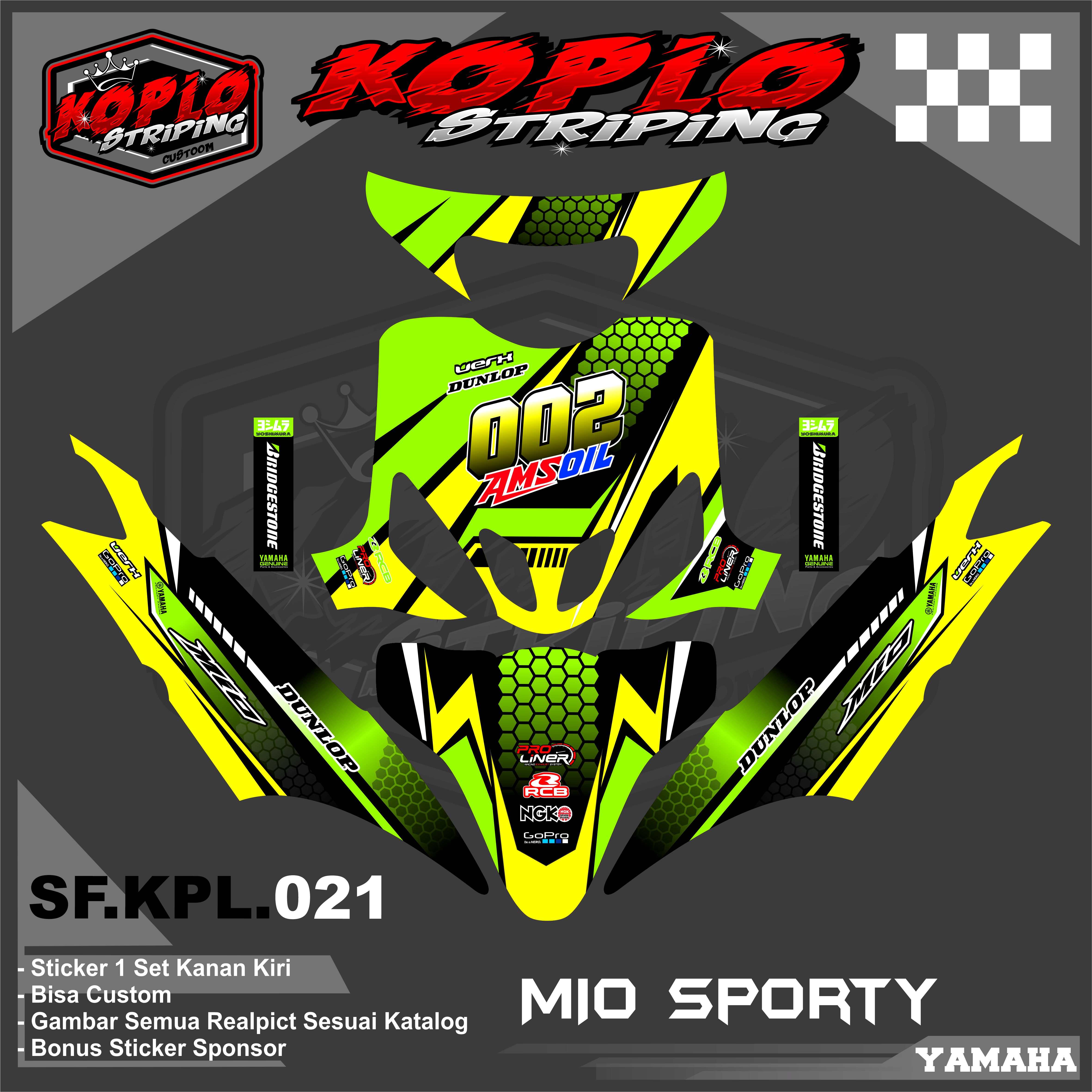 Stiker Decal Full Body Motor Yamaha Mio Sporty - Sticker Decal Full ...