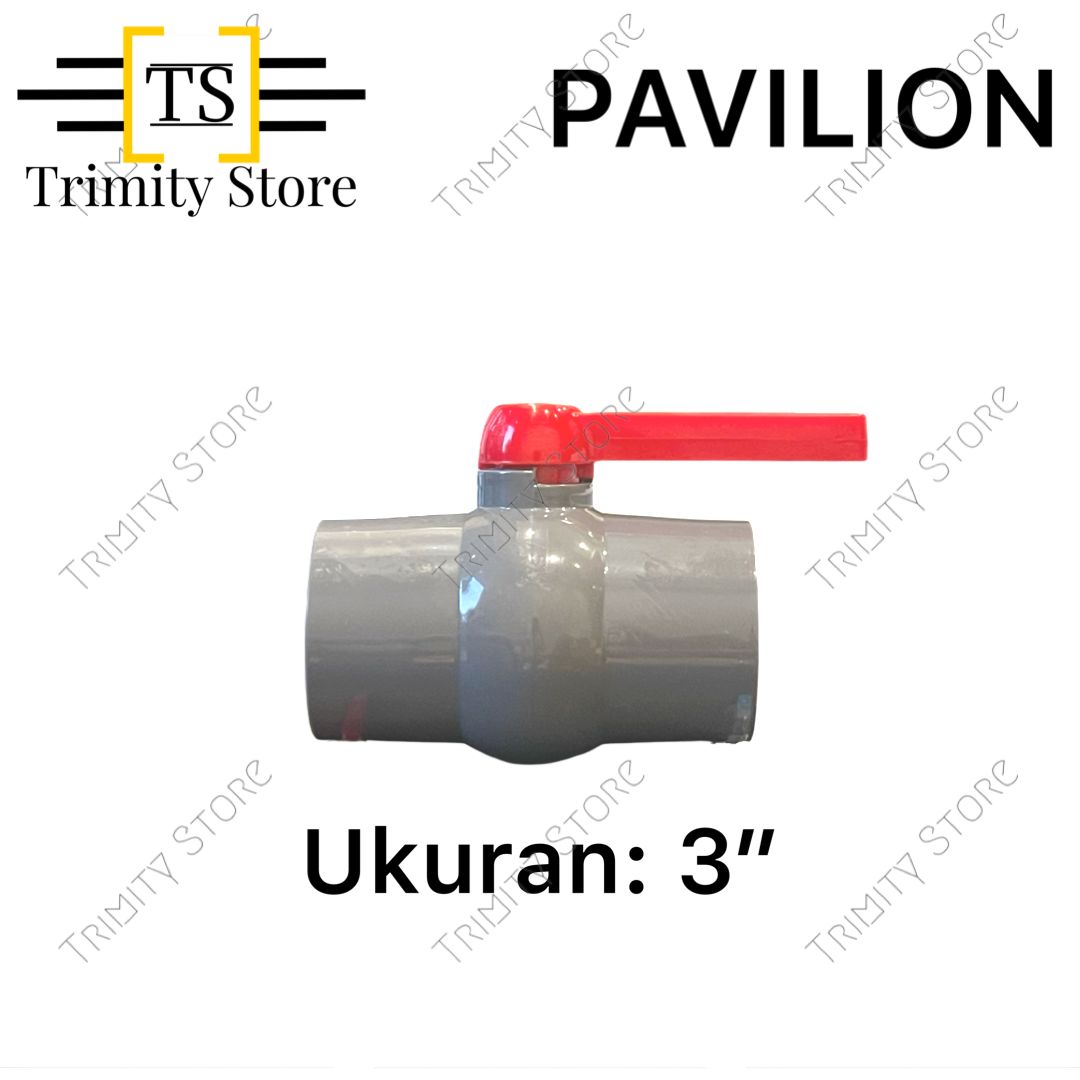 Ball Valve / Stop Kran PVC 3" Pavilion | Lazada Indonesia