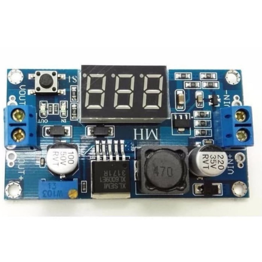 Modul Module Stepup Step Up DC-DC $A Xl6009 Display 7 segment Boost ...