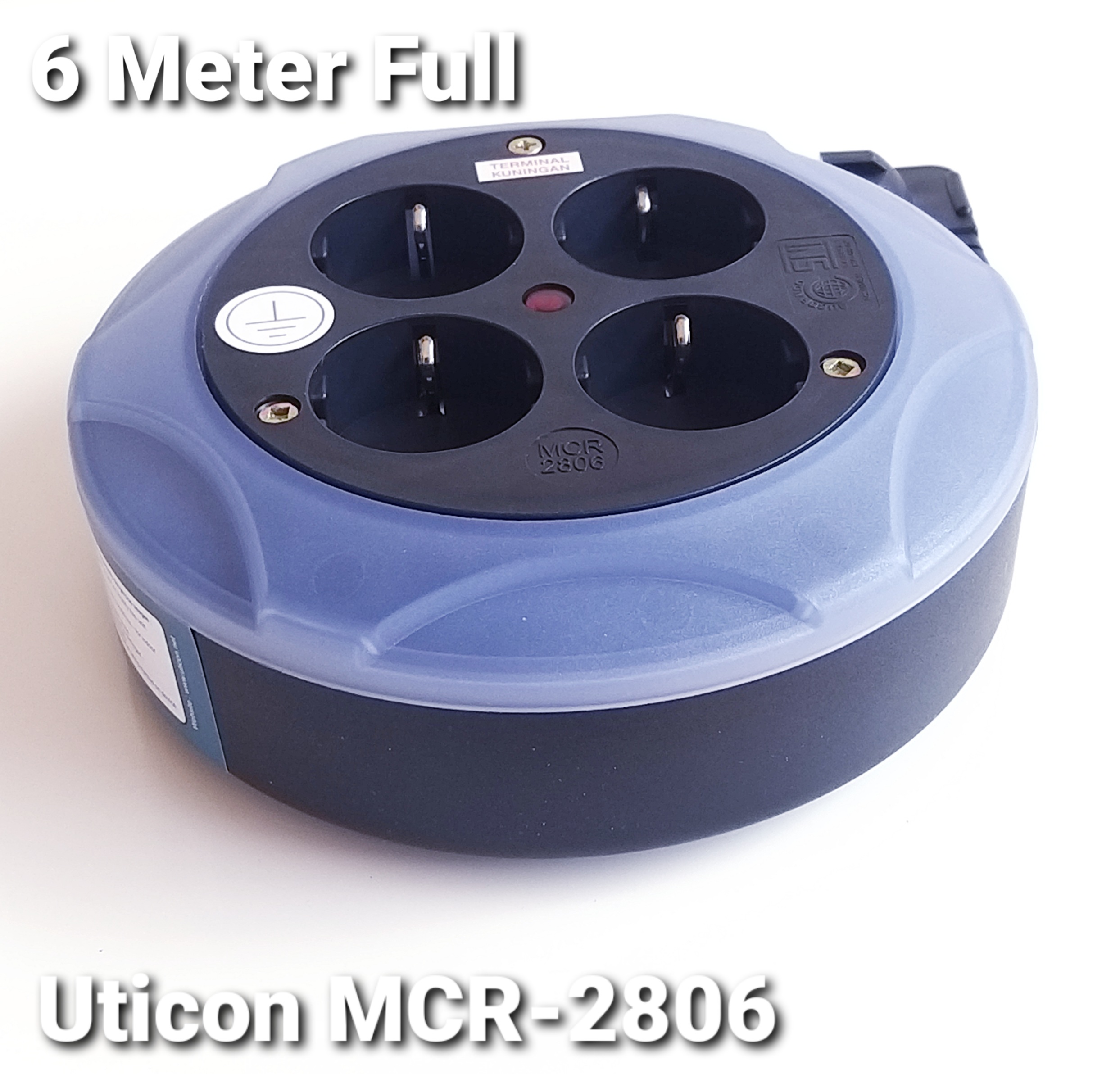 UTICON MCR2806 Kabel Roll / Rollan / Kabel Gulung / Box Kabel 6 Meter ...