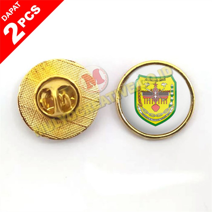 Pin Logo Kabupaten Gunung Mas Pin Wing Bros Logo Daerah Lencana Pin ...