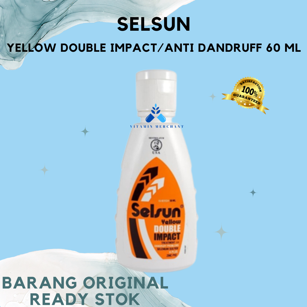 Selsun Shampoo Yellow Double Impact / Shampoo Anti Dandruff 50ml ...