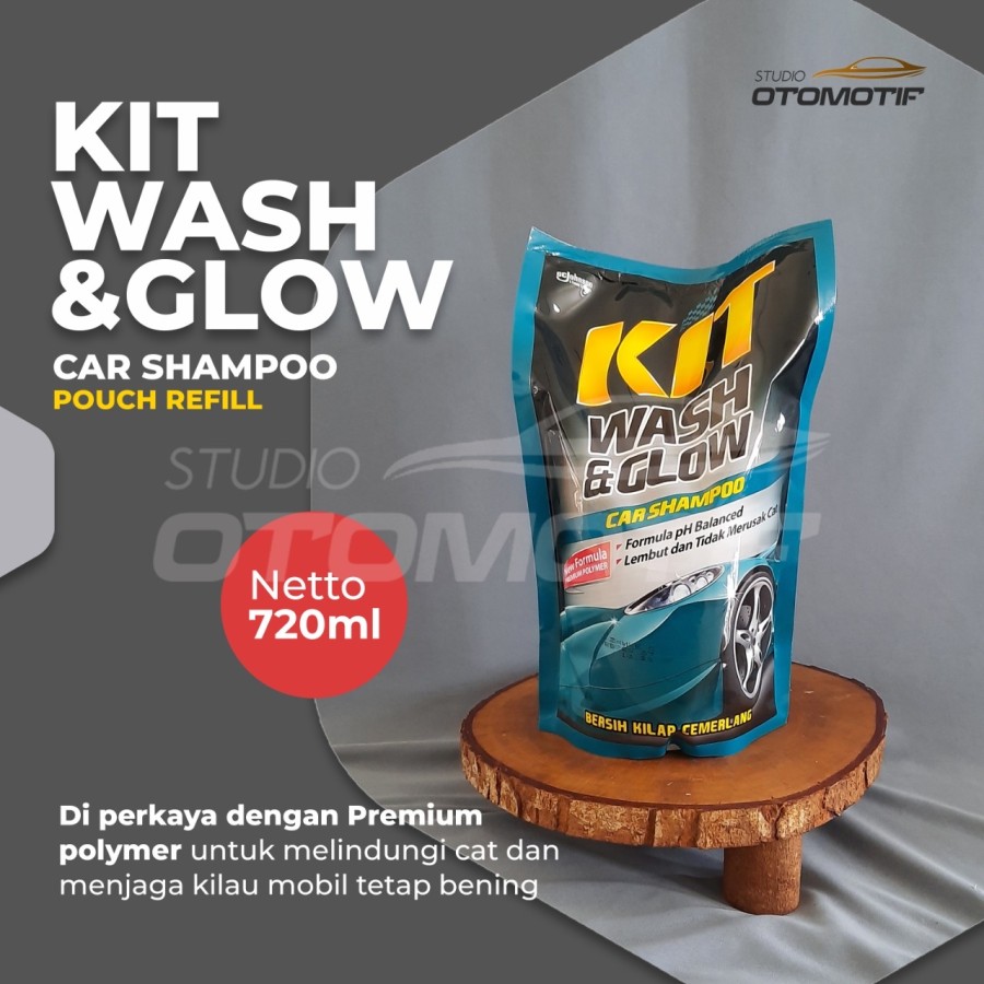 WASH GLOW KIT MOBIL MOTOR SAMPO CAR SHAMPOO POUCH 720GR | Lazada Indonesia