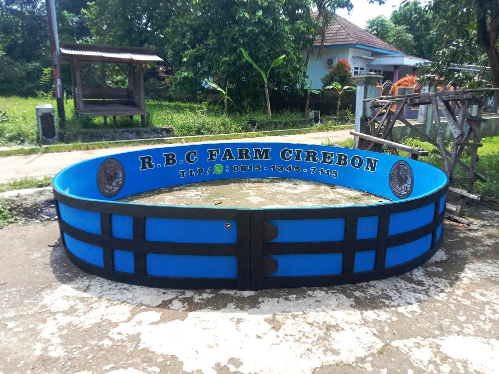 geber ayam/ring arena ayam aduan spon eva ukuran 4 meter tebal 4.5cm ...