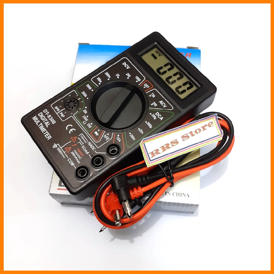 DT830B Multimeter multitester digital DT-830B avometer mini tester ...