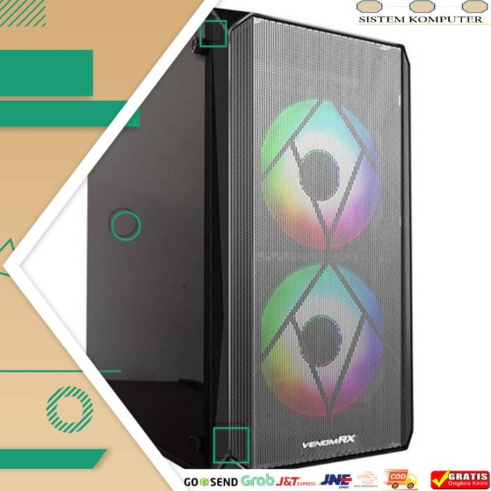 Casing PC Komputer VenomRX NEMESIS MATX CRYSTAL ACRYLIC Gaming | Lazada ...