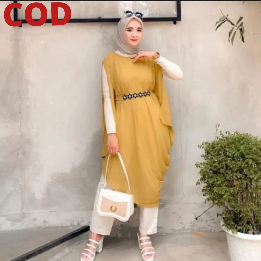 Gamis kaftan mewah terlaris, outer kaftan viral, best seller, baju ...