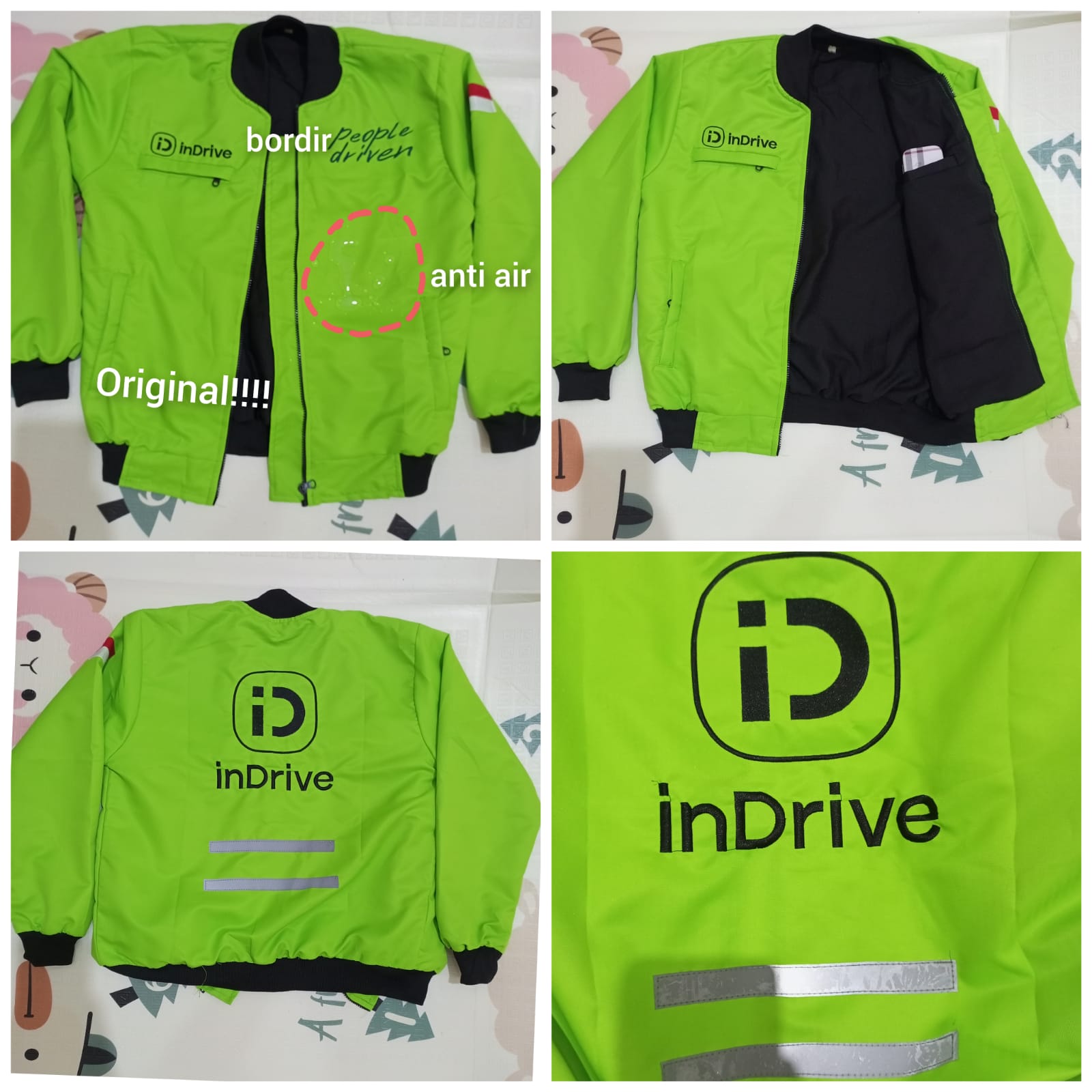 Jaket indriver tebaru jaket indrive gojek indriver gojek indrive baru ...