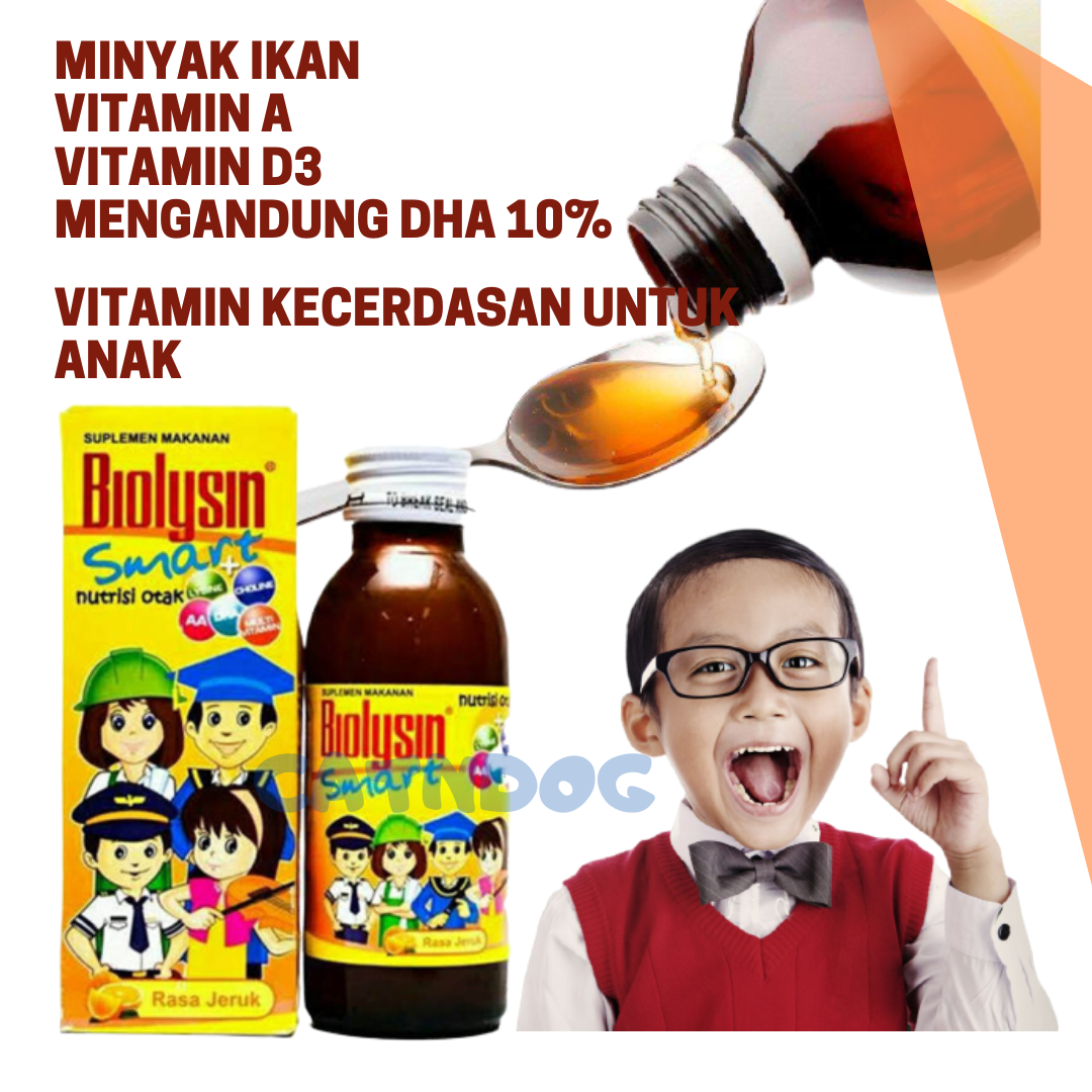 VITAMIN B12 KECERDASAN OTAK BUAT ANAK OBAT SMART BRAIN BIOLSIN SMART ...