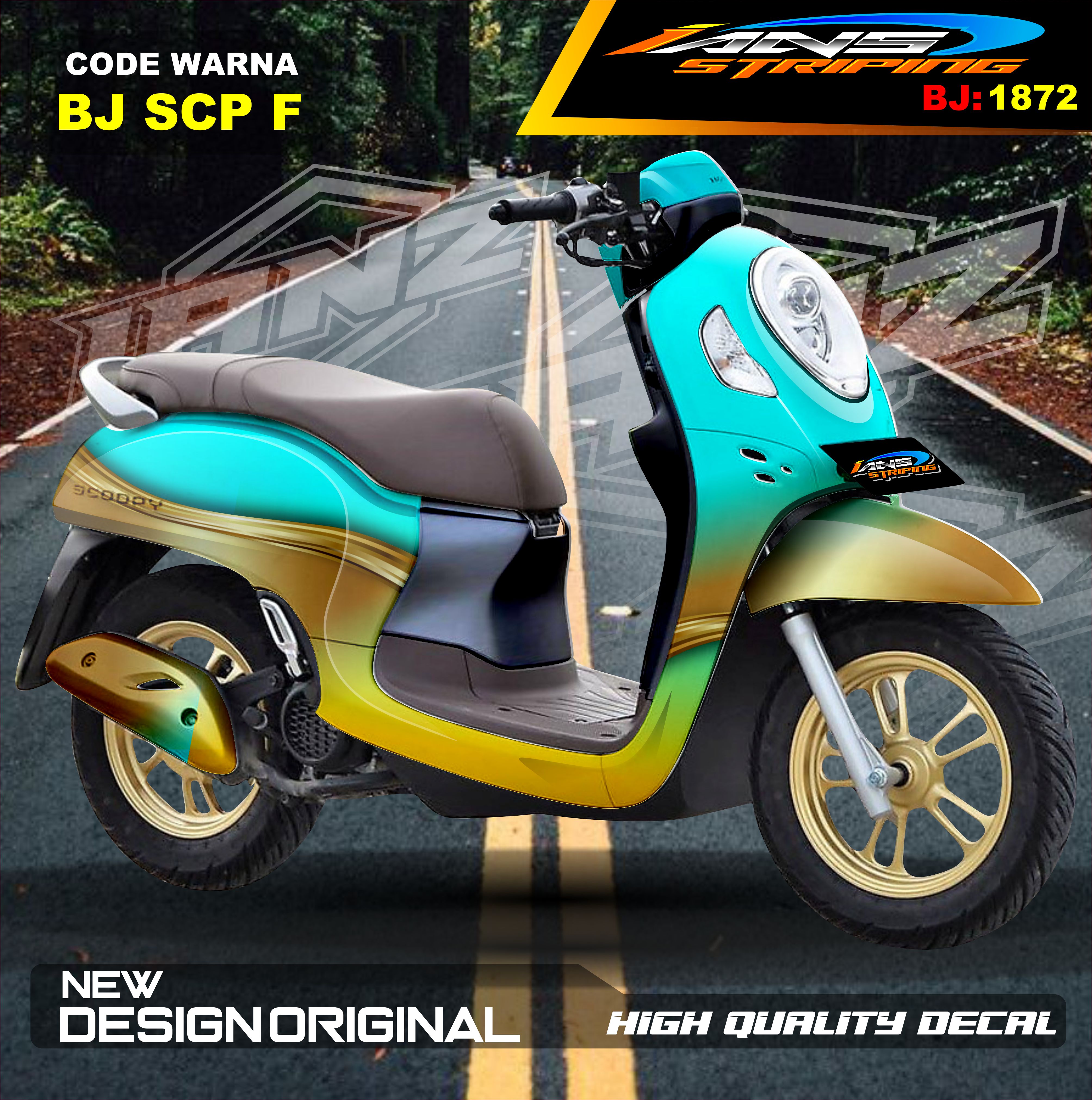 DECAL SCOOPY FULL BODY DESAIN TERBARU / STICKER FULL BODY SCOOPY ...