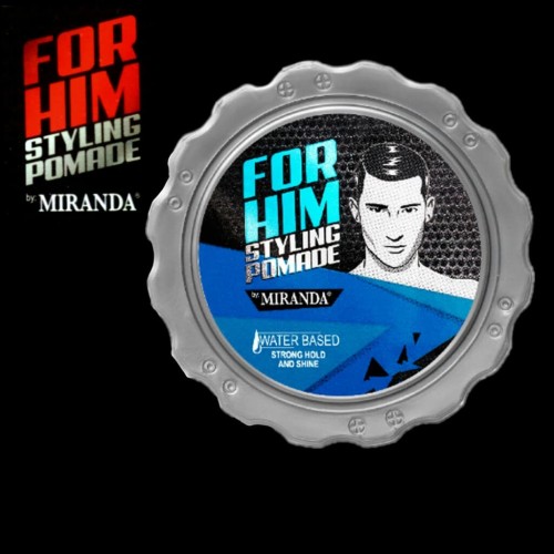 Miranda For Him Styling Pomade Water Based Super Strong Hold And Shine ...