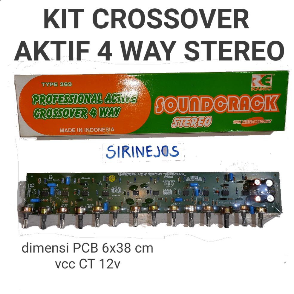 kit crossover aktif 4 way stereo | Lazada Indonesia