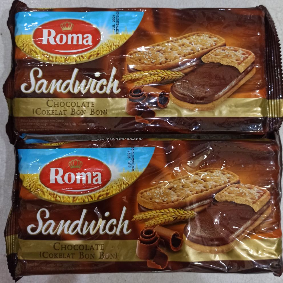 BISKUIT ROMA SANDWICH COKLAT HARGA PER 1 PCS | Lazada Indonesia