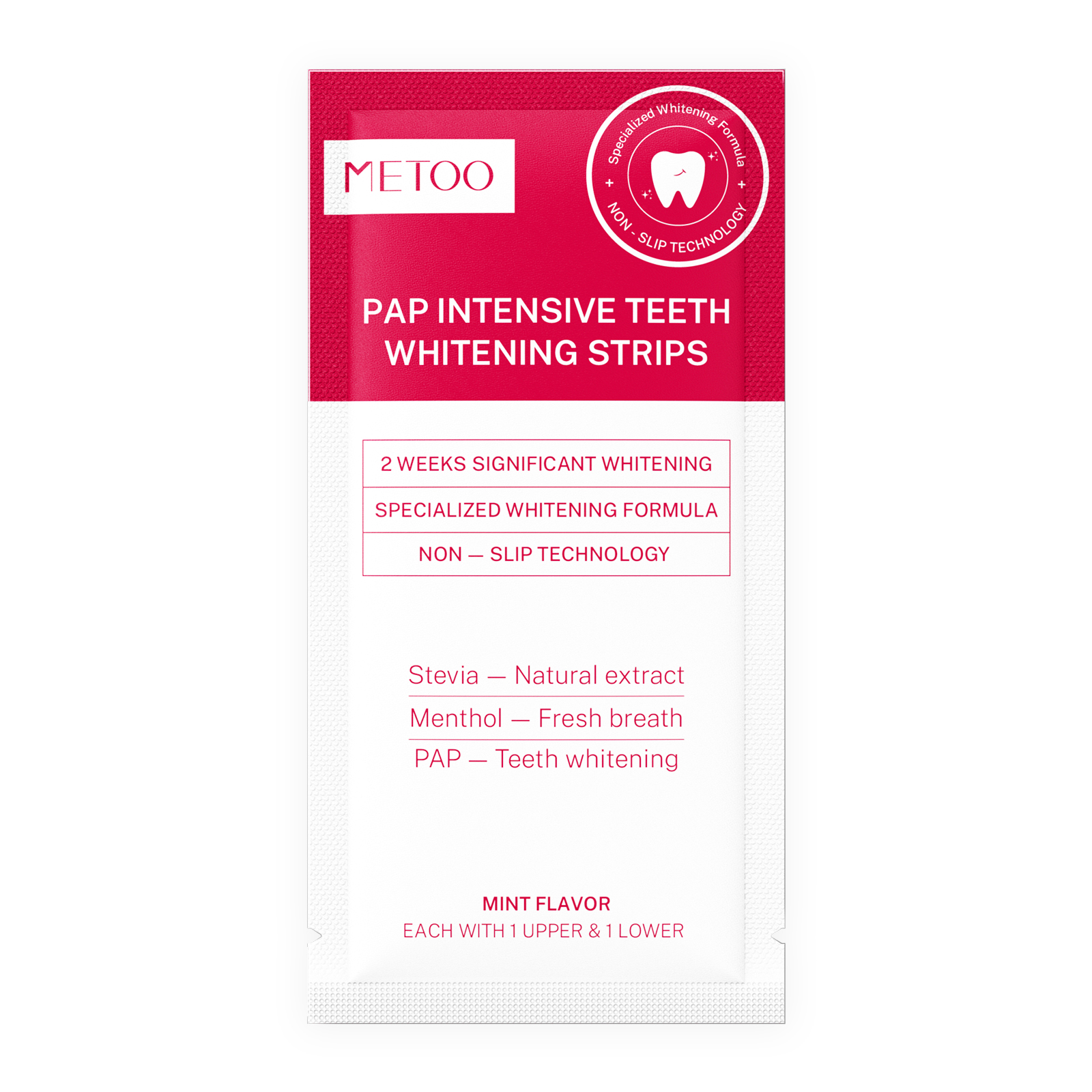 METOO PAP Intensive Teeth Whitening Strips 1/3/5 Sachet | Lazada Indonesia