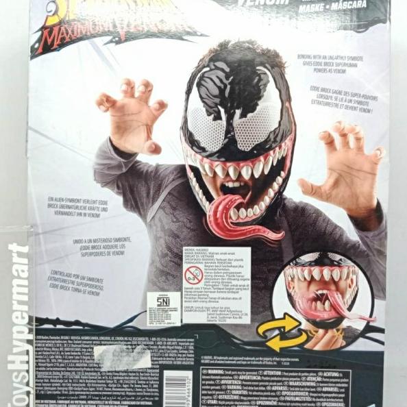 ORIGINAL Marvel Spiderman Maximum Venom Mask HASBRO Topeng | Lazada ...