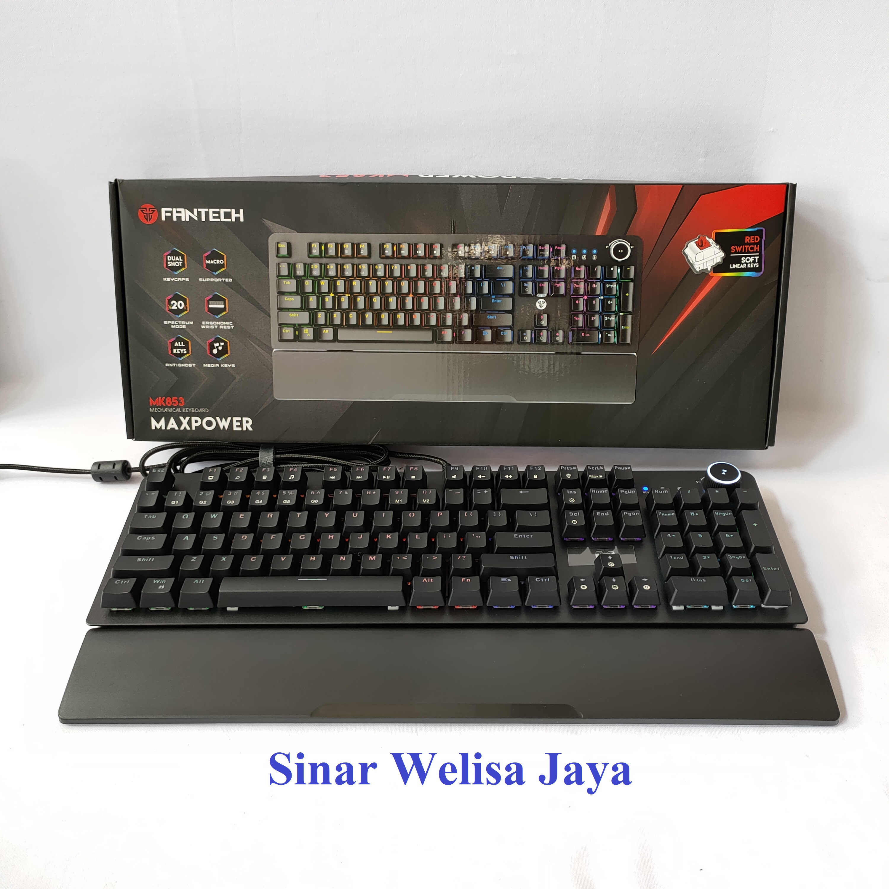 Fantech Maxpower Gaming Keyboard - MK853 | Lazada Indonesia