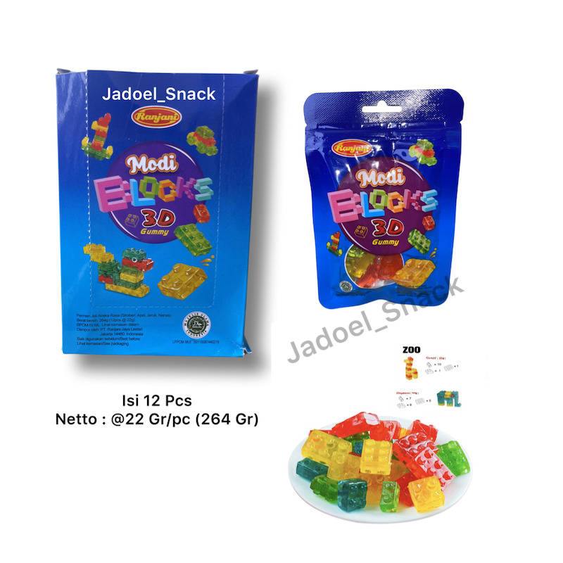 Permen Modi Block 3D Isi 12 X 22 GR Rasa Buah Gr by Jadoelsnack ...