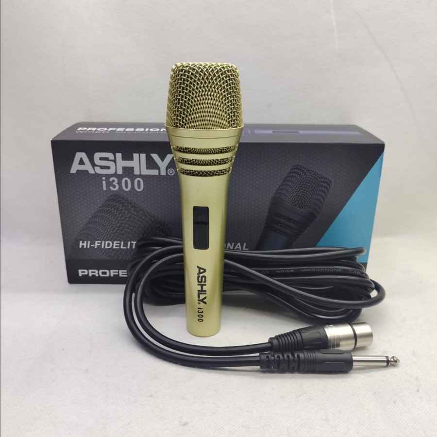 MIC KABEL ASHLY I300 FULL BESI ORIGINAL | Lazada Indonesia