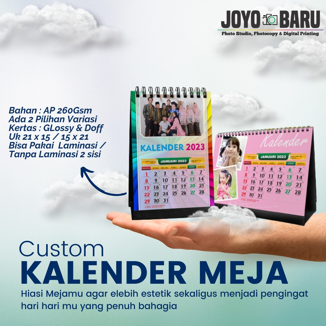 Kalender Duduk /Kalender Meja Custom | Lazada Indonesia
