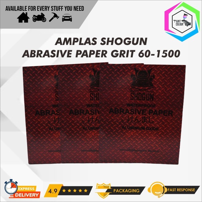 Amplas / Ampelas / Hamplas / Hampelas SHOGUN Grit 60-1500 - 80 | Lazada ...