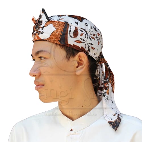 iket blangkon motif singa barong khas cirebon/blangkon jawa sunda ...