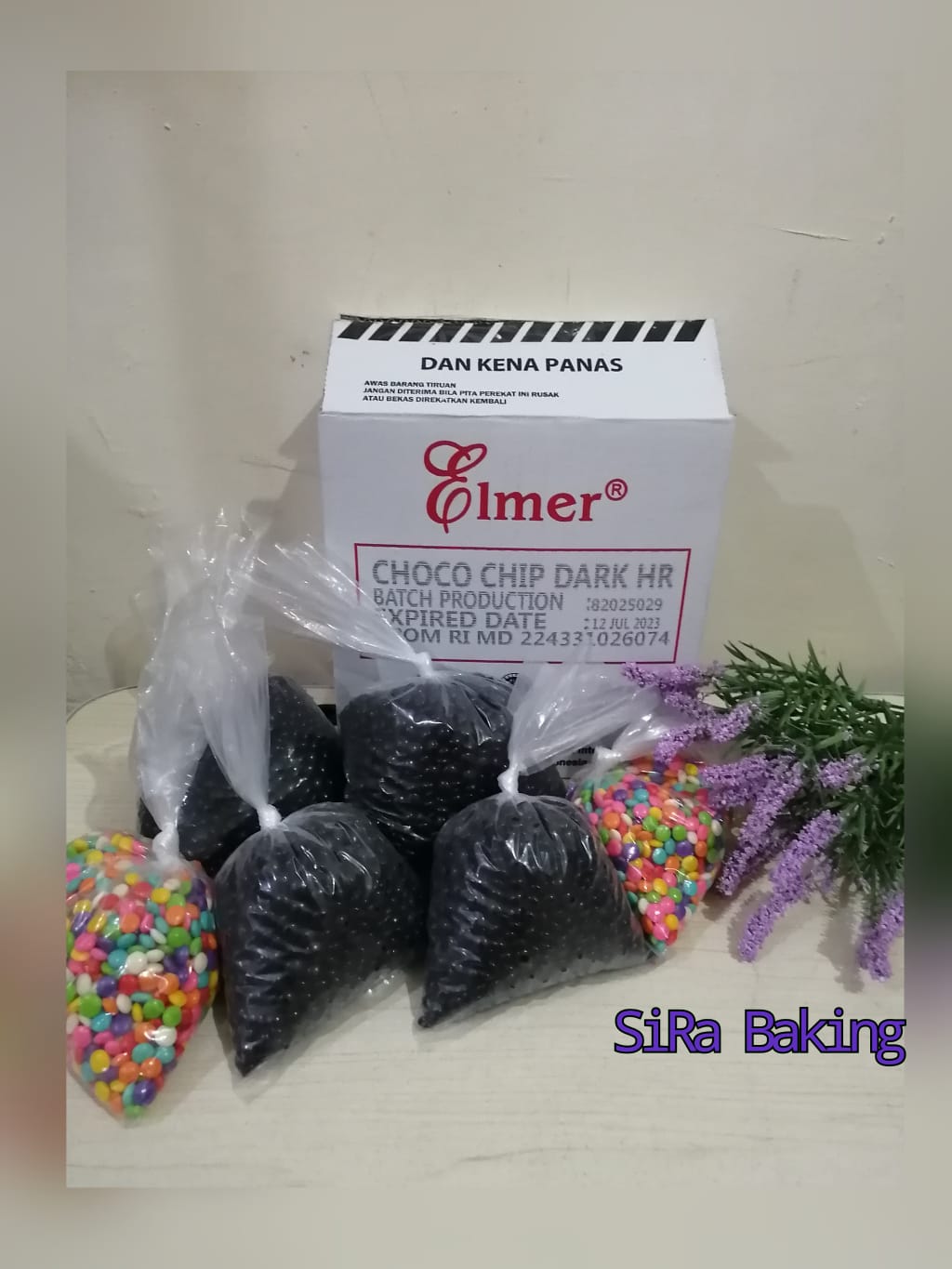Elmer Choco Chip Setengah Bulat - Choco Chip Half Round untuk Topping ...