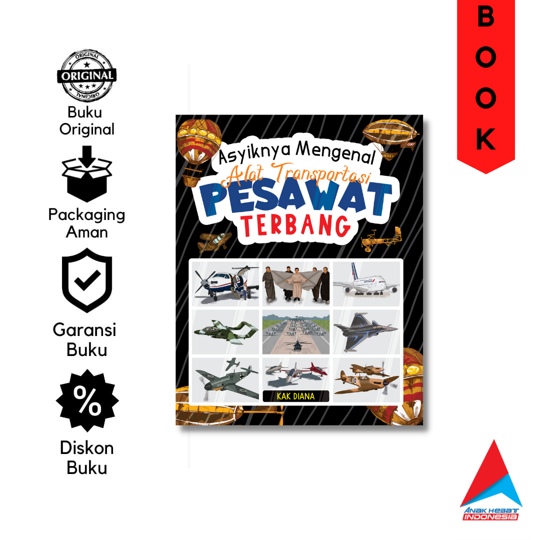 ASYIKNYA MENGENAL ALAT TRANSPORTASI PESAWAT TERBANG | Lazada Indonesia