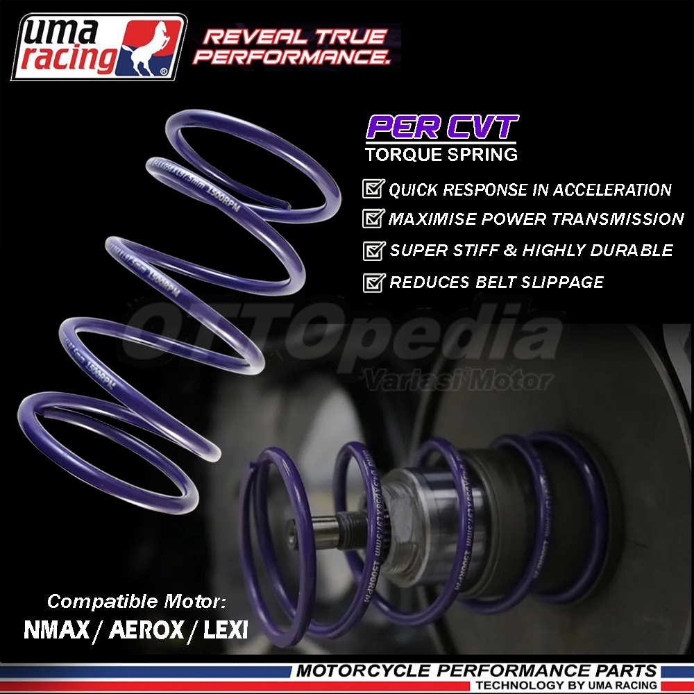 Per CVT NMAX/Aerox Uma Racing Torque Spring Yamaha NMAX OLD / NEW NMAX ...