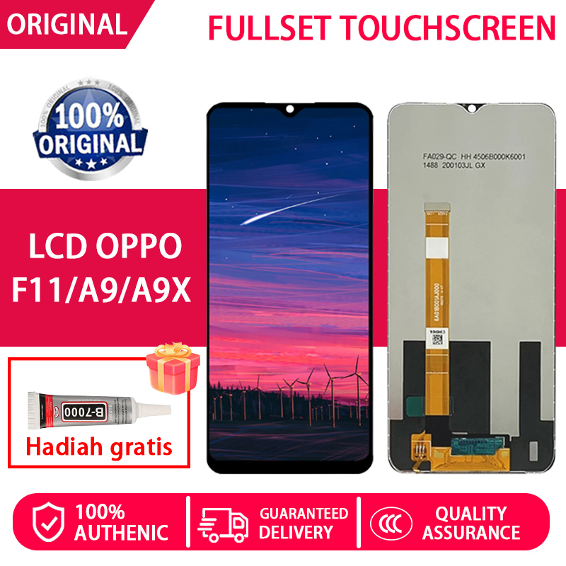 【ORIGINAL】LCD OPPO A9 A9X F11 Fullset Touchscreen 100% Original LCD A9 ...