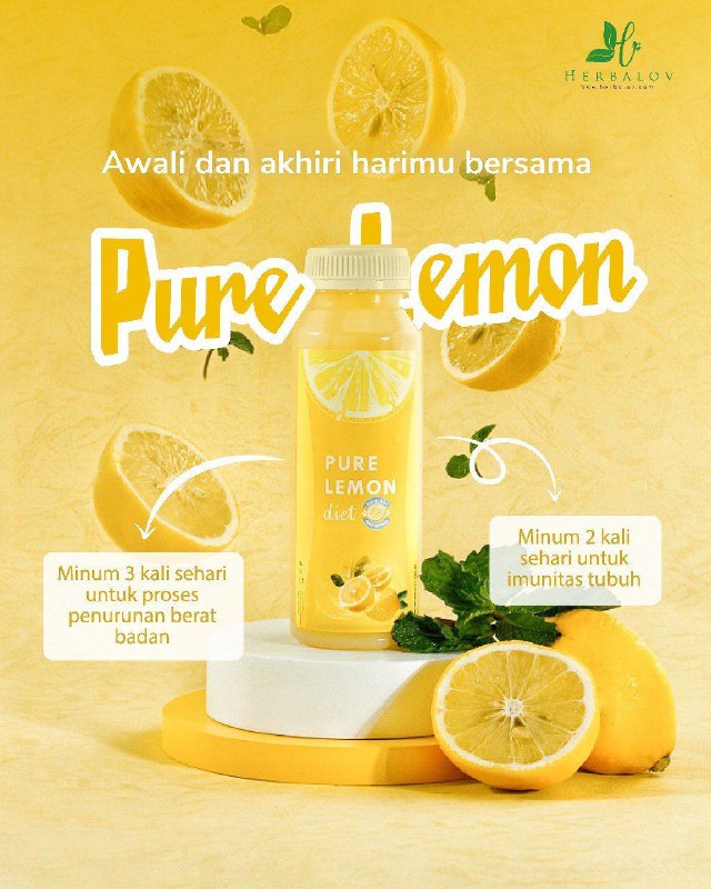 Pure Lemon 100% Sari buah lemon Murni | Lazada Indonesia