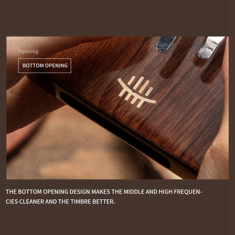 Hluru a Thumb Piano Mini Professional Chords Kalimba 7 Keys Note Tone ...