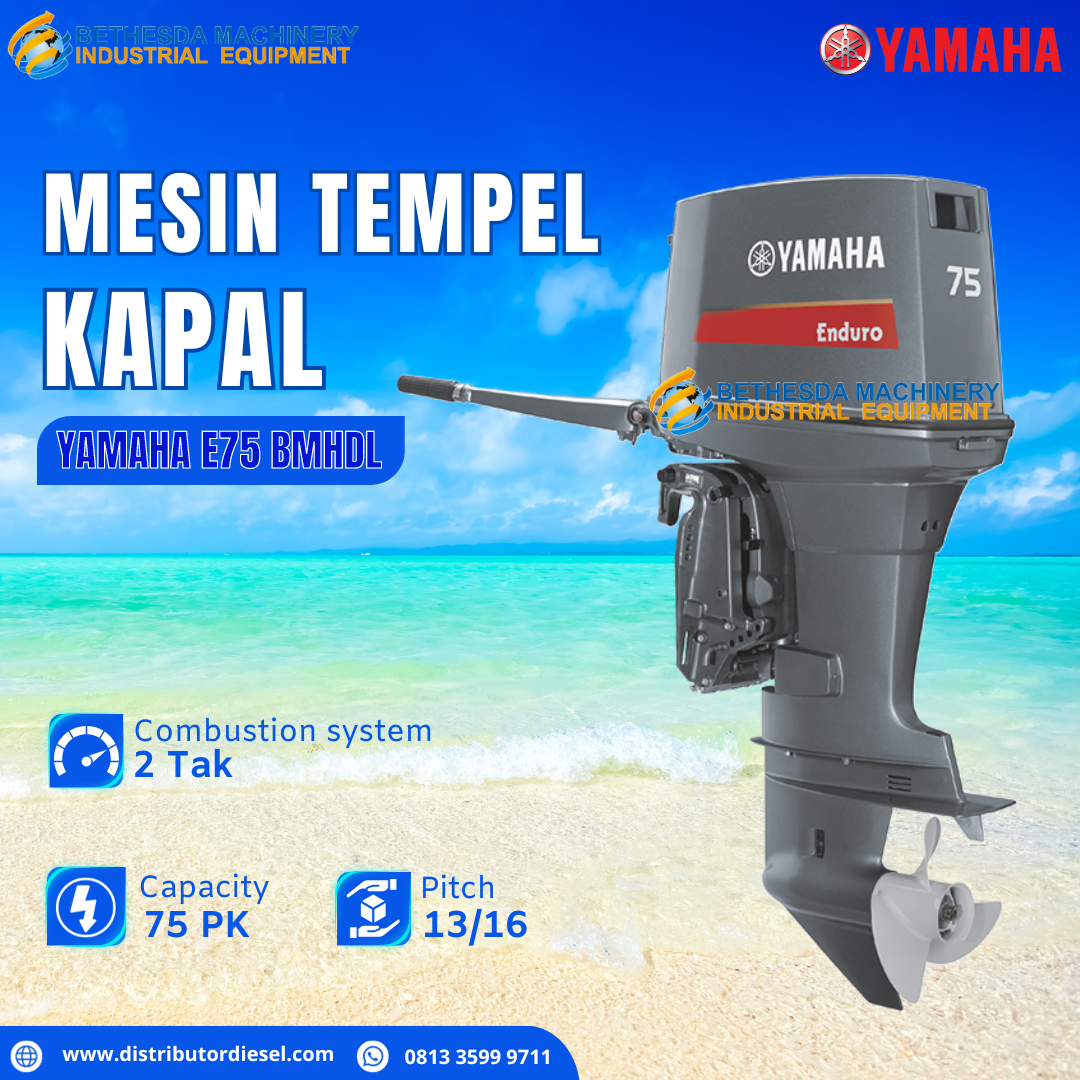 Jual Mesin Tempel 75pk Yamaha Outboard 75 hp E75BMHDL | Lazada Indonesia