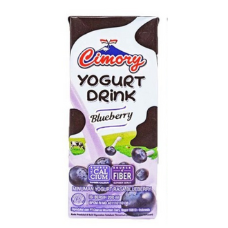 CIMORY UHT YOGURT DRINK STRAWBERRY BLUEBERRY ORIGINAL 200 ml | Lazada ...