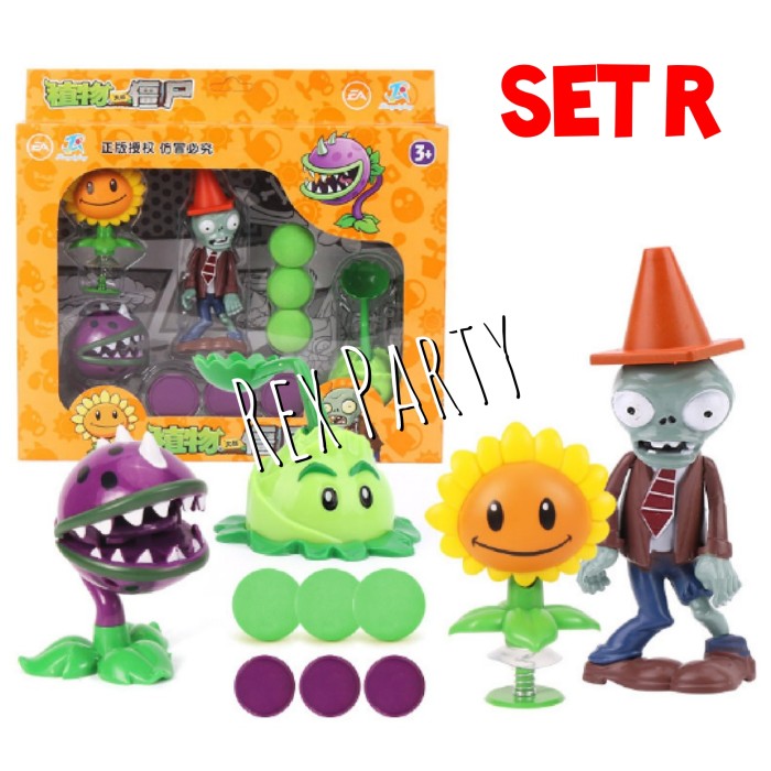 PLANTS VS ZOMBIE SET/PLANTS VS ZOMBIE BIG SIZE/MAINAN PLANTS VS ZOMBIE ...