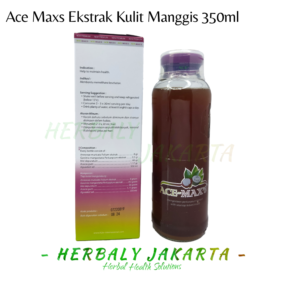 ACE MAX - ACE MAXS ORIGINAL - Acemax Kulit Manggis + Daun Sirsak 100% Original KEMASAN BARU ...